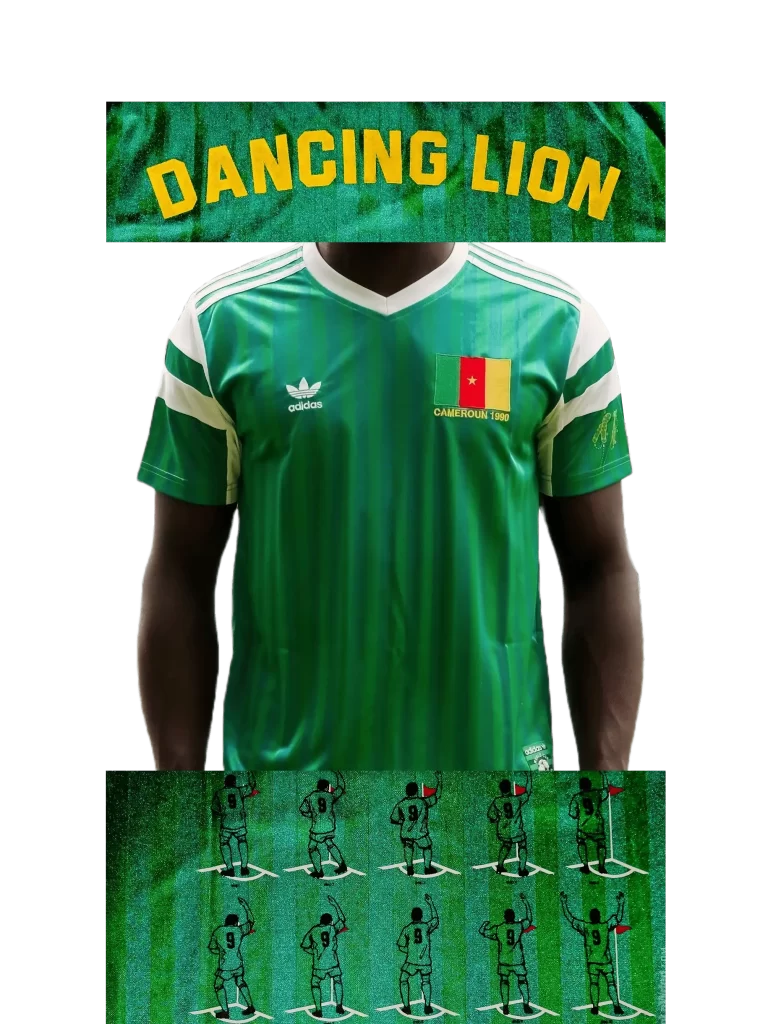Men's 2006 Cameroon '90 Dancing Lion Jersey by Adidas: Intelligent ...